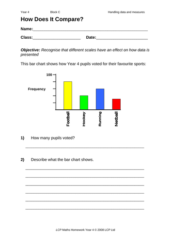 Year 4 Maths Home Learning Pack (40 sheets) including Parental Guidance ...