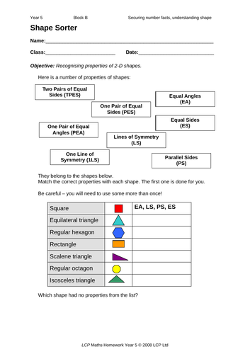 Year 5 Maths Home Learning (56 sheets) includes Answers and Parental ...