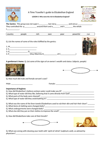 BBC Teach - Class Clips - 2-Who were the rich in Elizabethan England ...