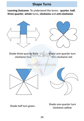 Shape and Space Workbook - AQA Entry Level 2 Maths | Teaching Resources
