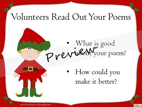 Christmas Poetry Unit - Year 6/7 | Teaching Resources