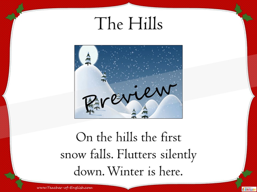 Christmas Poetry Unit - Year 6/7 | Teaching Resources