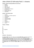 ESOL EAL ESL Entry 3 Self-study Packs Jobs & Work | Teaching Resources