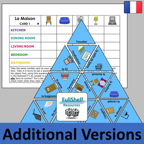 French House La Maison Games | Teaching Resources
