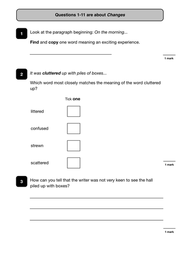 1 WEEK Of Literacy Distance Learning: Pack FIVE (age 9-12 years ...