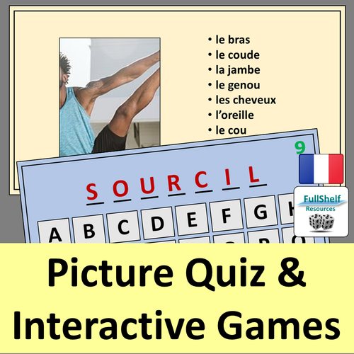 French Body Parts Les Parties du Corps | Teaching Resources