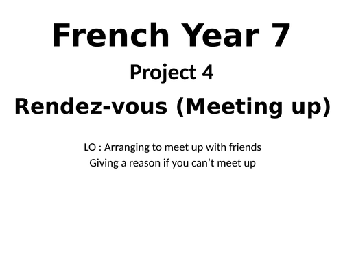 French Year 7 En Ville Town - Home learning - 4 weeks | Teaching Resources