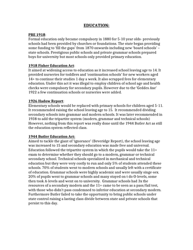HISTORY EDEXCEL A-LEVEL BRITAIN TRANSFORMED REVISION RESOURCE 1918-1979 ...