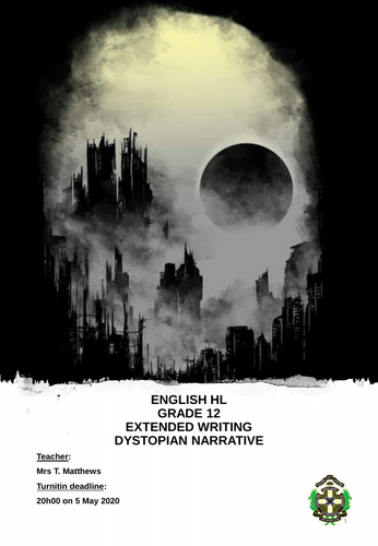 Narrative essay - Dystopian fiction | Teaching Resources