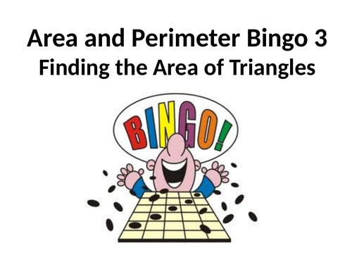 Area and Perimeter Bingo Package - 13 Games for £4 - Profits for ...