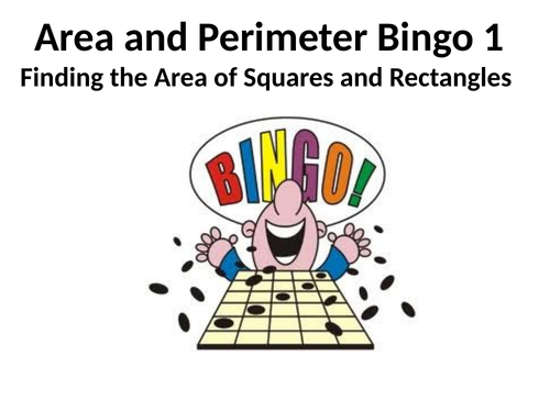 Area and Perimeter Bingo | Teaching Resources