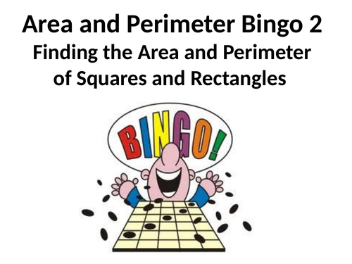 Area and Perimeter Bingo | Teaching Resources