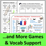 French Physical Descriptions Games | Teaching Resources