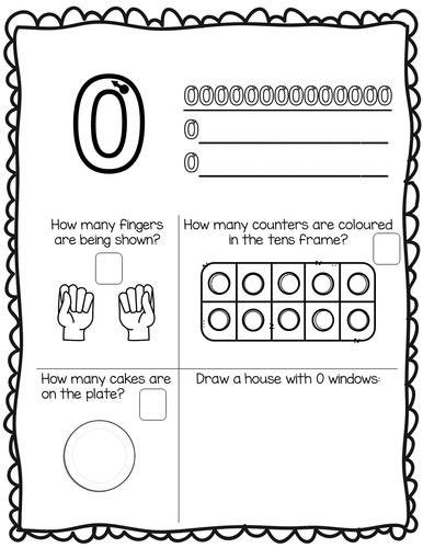 Number Formation Workbook | Teaching Resources