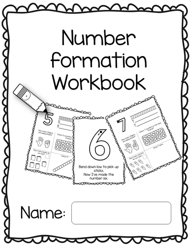 Number Formation Workbook | Teaching Resources