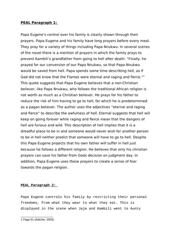 The Purple Hibiscus - Essay Writing Guide | Teaching Resources