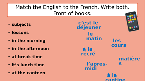 Studio 1: Module 2. Unit 4, Au collège en France | Teaching Resources