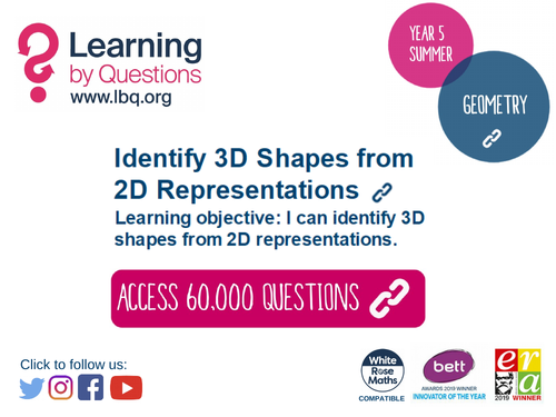 Year 5 Geometry: Identify 3D Shapes | Teaching Resources