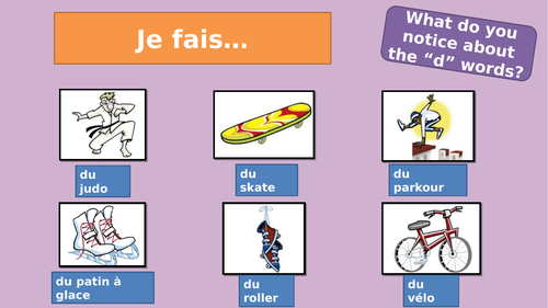 Studio 1: Module 3. Unit 3, Qu'est-ce que tu fais | Teaching Resources