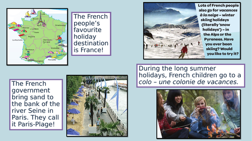 Studio 1: Module 5. Unit 1, Les vacances, mode d'emploi | Teaching ...