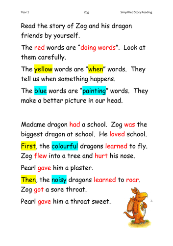 ZOG Year 1 EAL storybook resources | Teaching Resources