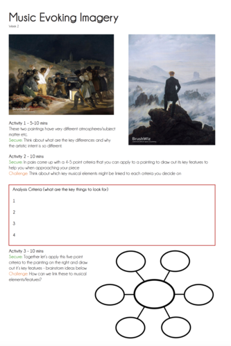 Y7 MUSIC AND ART | Teaching Resources
