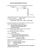 REACTIVITY SERIES WORKSHEET 5 WITH ANSWERS | Teaching Resources