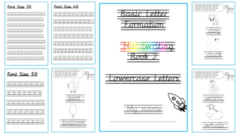 Year 1 and 2 Handwriting Booklet | Teaching Resources