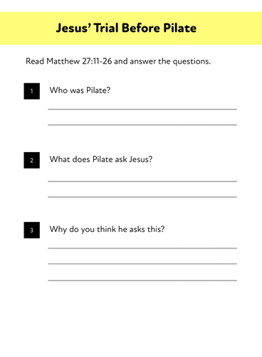 Good Friday: Jesus’ Trial And Crucifixion Easter Writing Pack (8-12 ...