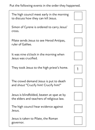 Good Friday: Jesus’ Trial And Crucifixion Easter Writing Pack (8-12 ...