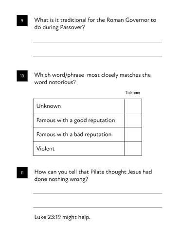 Good Friday: Jesus’ Trial And Crucifixion Easter Writing Pack (8-12 ...