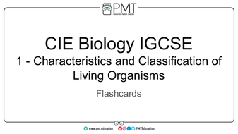 CIE GCSE Biology Flashcards | Teaching Resources