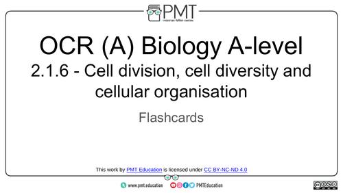 OCR (A) A-level Biology Flashcards | Teaching Resources