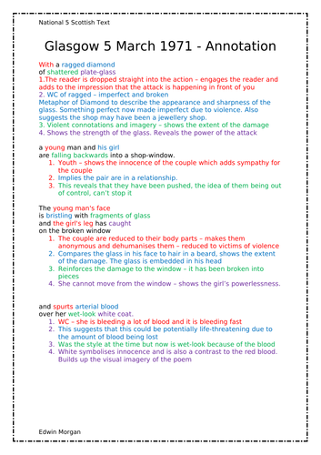 Edwin Morgan Scottish Text Bundle | Teaching Resources