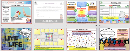 Bacterial Viral + Parasitic STI's - PSHE | Teaching Resources