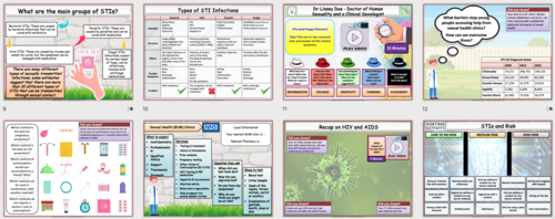 Bacterial Viral + Parasitic STI's - PSHE | Teaching Resources