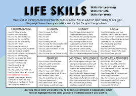 Life Skills | Teaching Resources