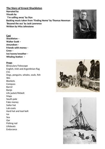 Shackleton's Adventure | Teaching Resources