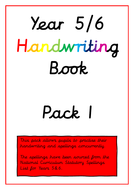 Year 5 and 6 Handwriting and Spelling Booklet | Teaching Resources