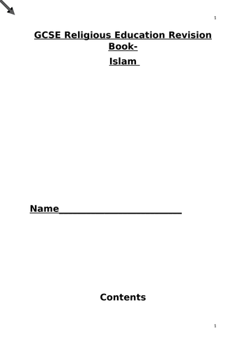 Islam Beliefs and Teachings GCSE Revision Guide for Spec A AQA ...