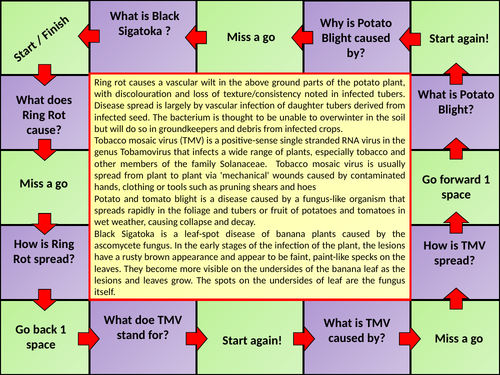 A Level Biology Plant Pathogens (Disease) Lesson & Activities ...