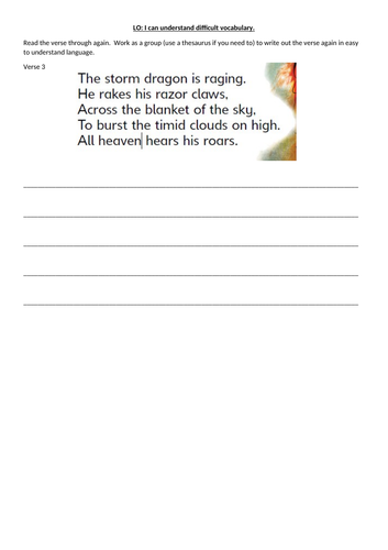 Drought Poetry English Y3 | Teaching Resources