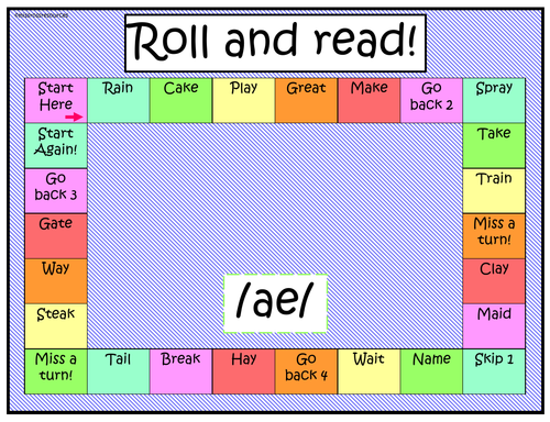 Phonics Roll and Read activity | Teaching Resources