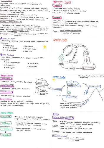GCSE BIOLOGY PAPER 2 FLASHCARDS | Teaching Resources