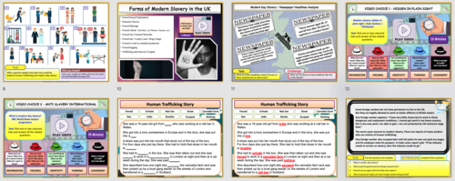 Modern Day Slavery - PSHE | Teaching Resources