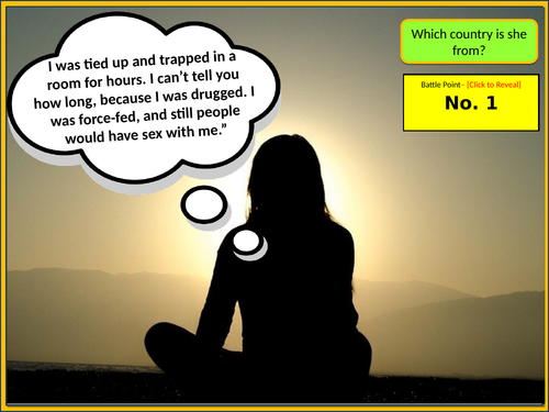 Modern Day Slavery - PSHE | Teaching Resources