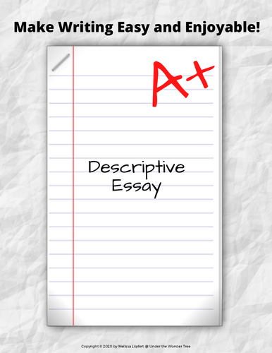 5-Paragraph Descriptive Essay (B.O.W.) | Teaching Resources