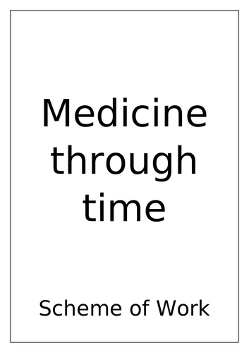 History Medicine Through Time Worksheets | Teaching Resources