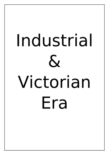 History Industrial and Victorian Era Worksheets | Teaching Resources