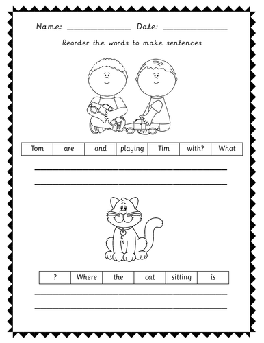 Making statements, exclamations, and questions - Year 1 Literacy Term 3 ...